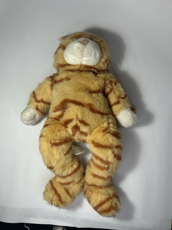 1997 Build A Bear Orange Striped Tabby Cat 16" Retired Stuffed Plush ...