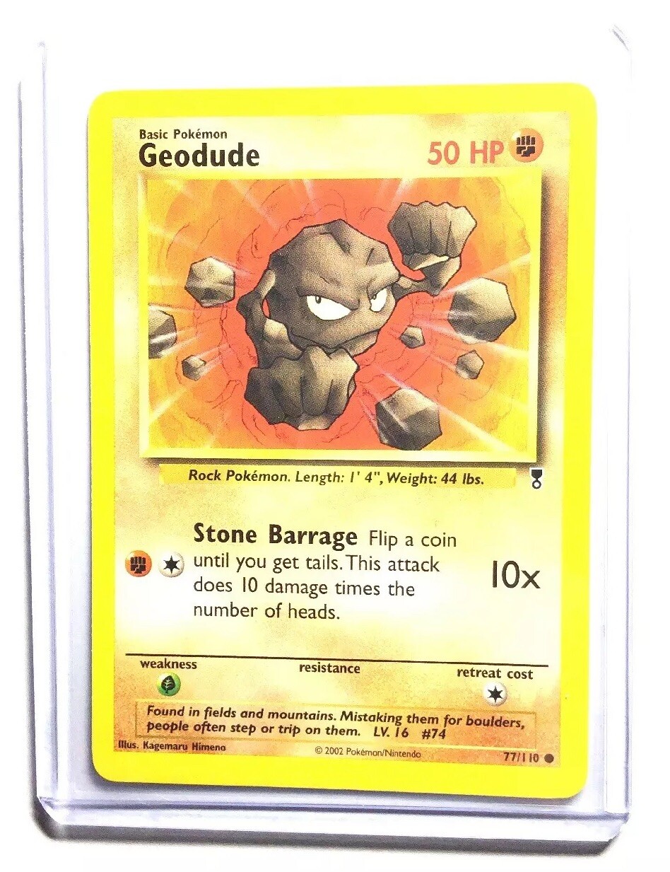 GEODUDE - 77/110 - Legendary Collection - Common - Pokemon Card - NM | eBay