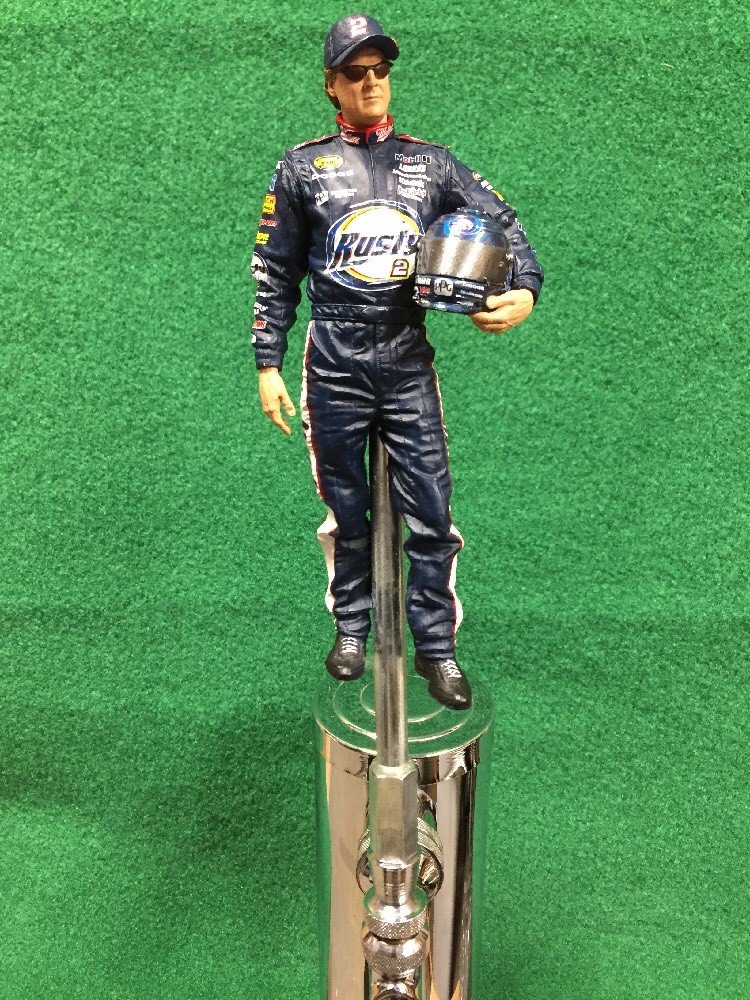 NASCAR TAP HANDLE Rusty Wallace BEER KEG Race Dodge Mobil Bosch | eBay