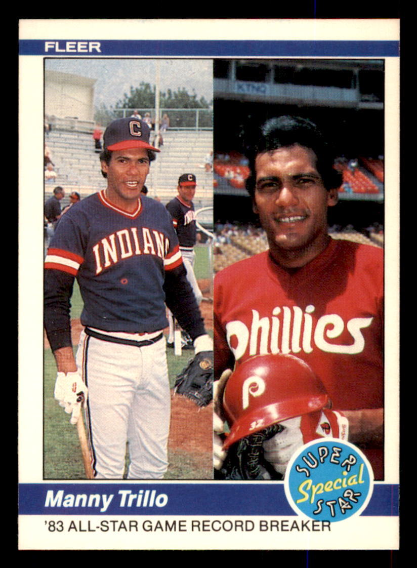 1984 Fleer #627 Manny Trillo Indians/Phillies | eBay