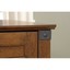 Sauder Carson Contemporary Forge L Shaped Wood Computer Desk in Cherry ...