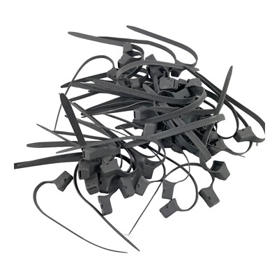 50 x Alpha Cinch Wrap 9" Anti-Theft Retail Security Tags Wrap Ziptie Am ...