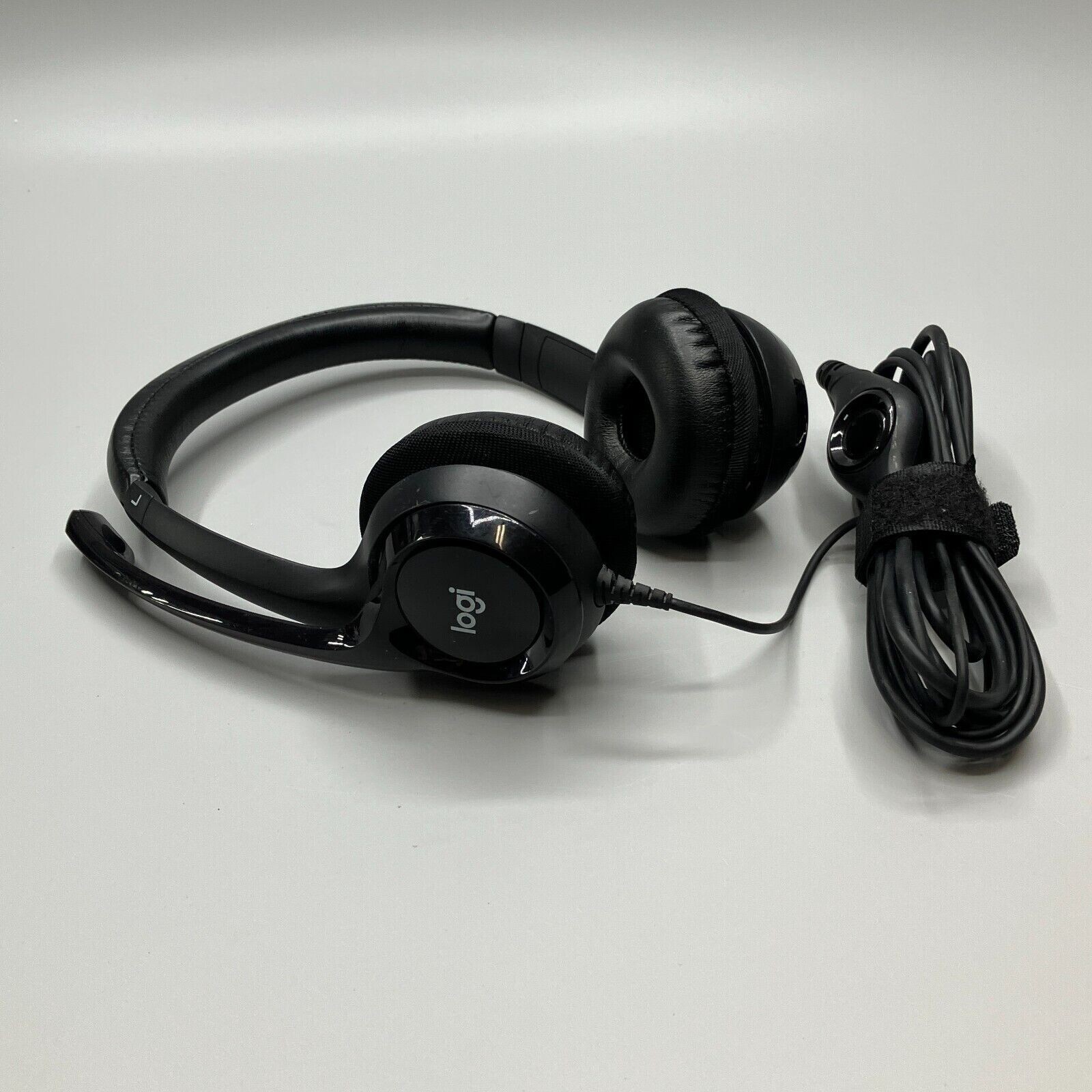 Logitech Logi H390 ClearChat Wired USB Headphones w/ Microphone Black ...