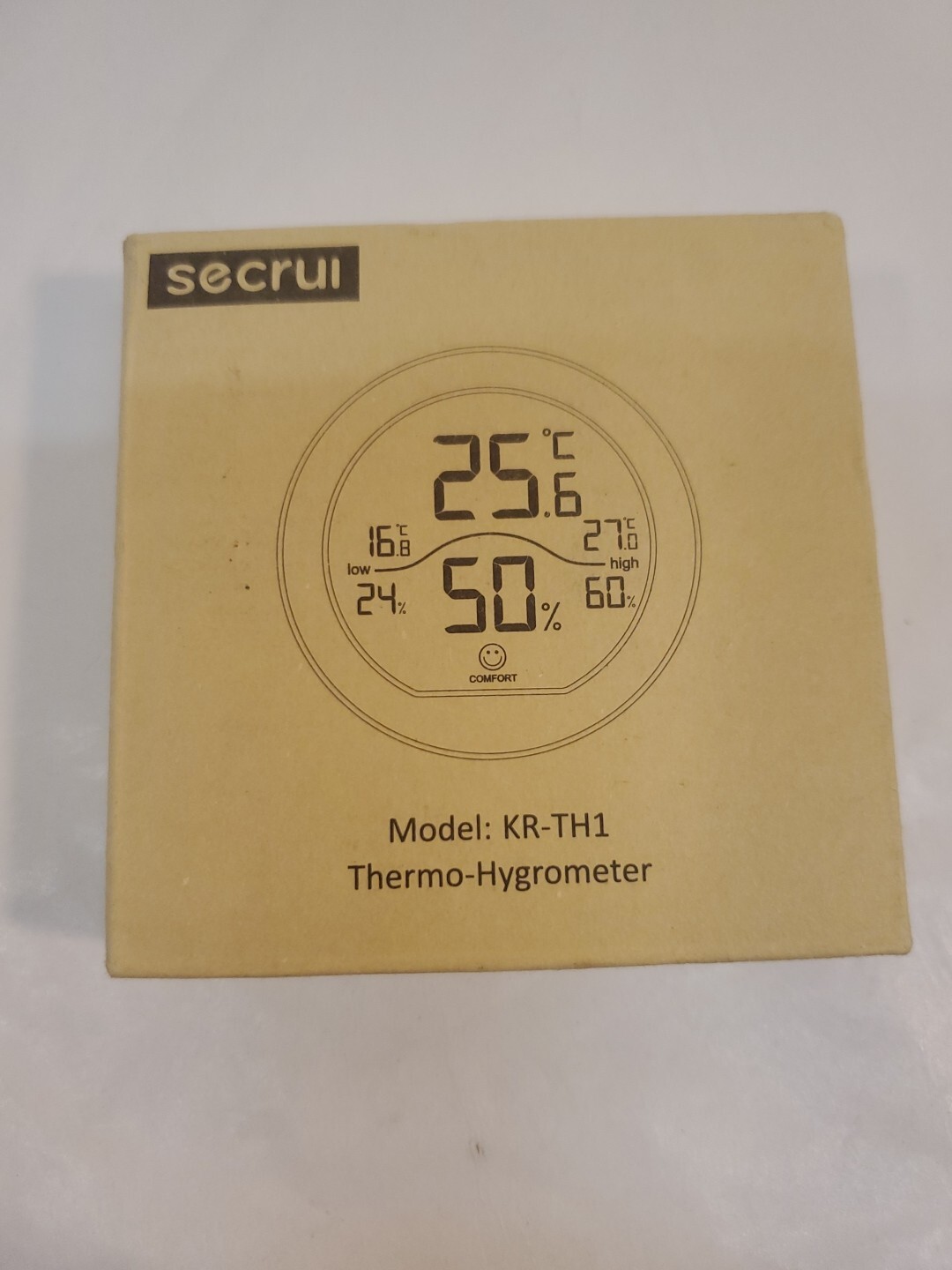 SECRUI Digital Hygrometer Thermometer for Room Temperature Humidity ...