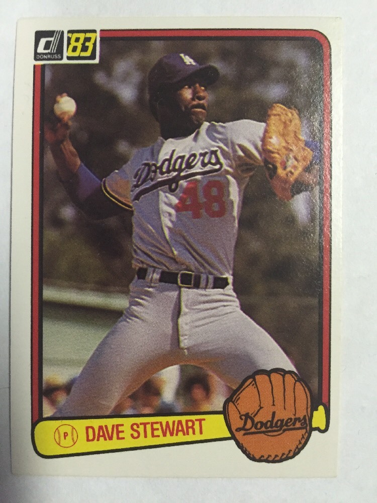 1983 Donruss #588 Dave Stewart Dodgers | eBay