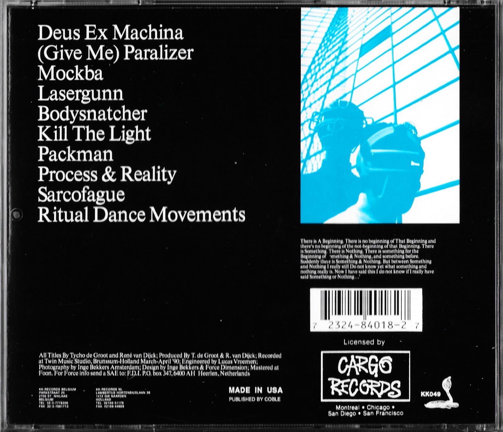 THE FORCE DIMENSION - Deus Ex Machina (CD/1990 KK Records/Cargo KK049) VG+ | eBay