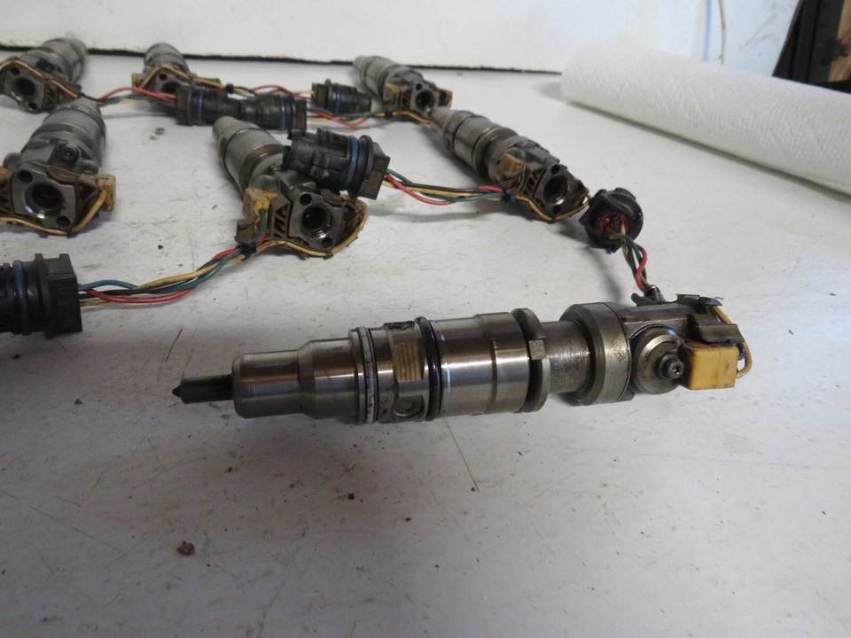 05 FORD F550 6.0 POWERSTROKE DIESEL INJECTORS SET OF 8 | eBay