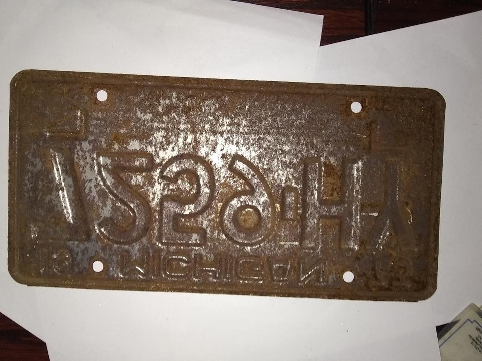 Vintage 1973 Michigan License Plate | eBay