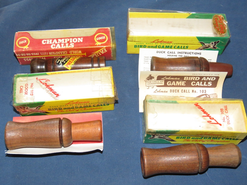 VINTAGE LOT OF 4 DUCK GOOSE CALLS LOHMAN AND FAULKS PREDATOR CALL | eBay