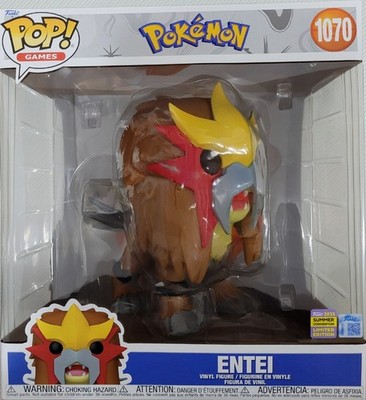 Funko Pop! Jumbo 10" Vinyl Figure Pokémon Entei 2025 Exclusive #1070 | eBay