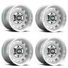 Set 4 15" Vision American Muscle 54 Cheyenne Silver Machined 15x10 ...