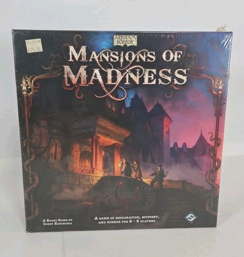 ARKHAM HORROR MANSIONS OF MADNESS 1ST EDITION BOARD GAME - NEW ...