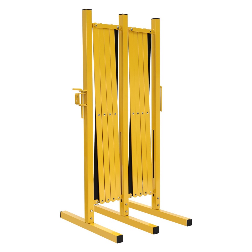 16.4ft Expandable Metal Barricade Portable Safety Barrier Pet Gate ...