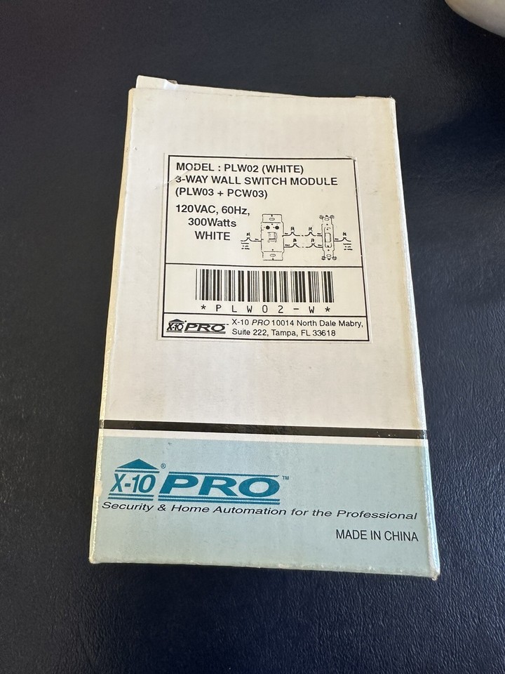 X10 PRO PLW02 (White) 3-Way Wall Switch Module NEW IN BOX | eBay