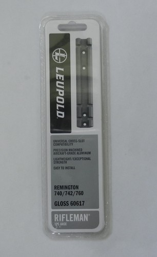 LEUPOLD SCOPE MOUNT; Weaver Style; REMINGTON 740 / 742 /760 Rifle ...