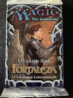 WotC Magic The Gathering Stronghold Booster Pack Sealed PORTUGUESE Free ...