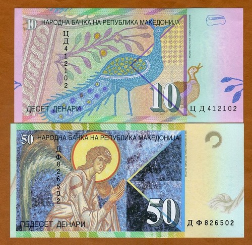 SET, Macedonia 10-50 Denari 2007-2011, P-14b-15f Replaced by polymer UNC | eBay