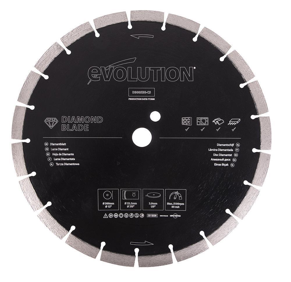 Evolution - Premium Diamond Disc Cutter Blade 300 x 22.2mm | eBay