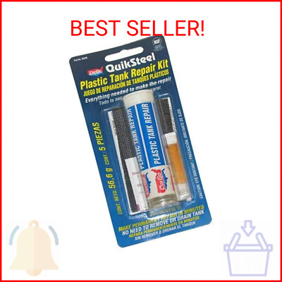 Blue Magic 6522KTRI QuikSteel Plastic Tank Repair Kit , White , 2 ...