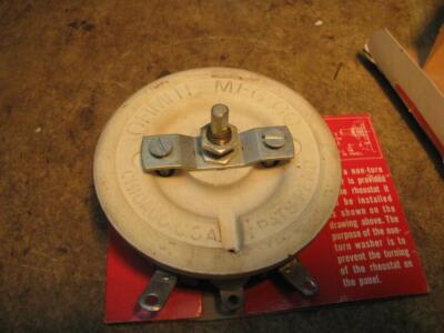 Ohmite Rheostat Model L Series A Part Number 0524 | eBay