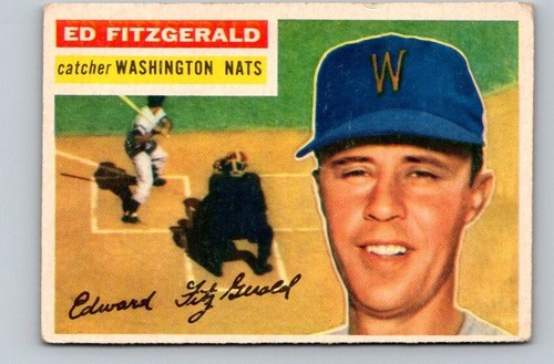 1956 TOPPS BASEBALL #198 ED FITZGERALD MID GRADE MS | eBay