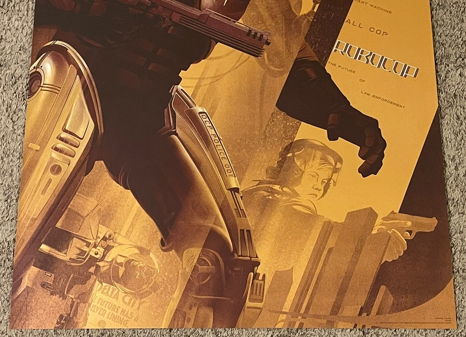 2014 Kevin Tong Mondo Poster Print - ROBOCOP, Variant, 24x36, #’d 16/ ...