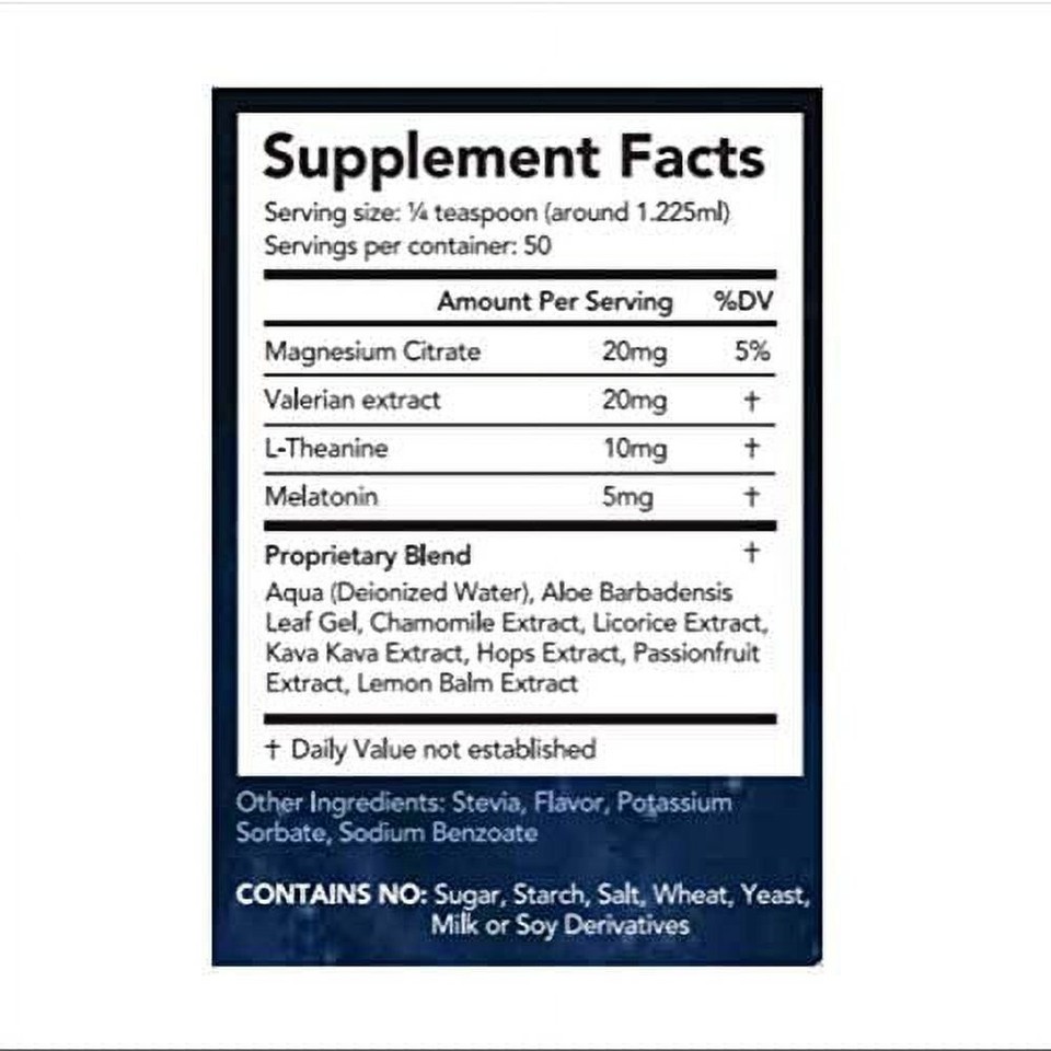 Avinol PM Sleep Drops - Extra Strength Natural Liquid Sleep Aid - 2oz ...