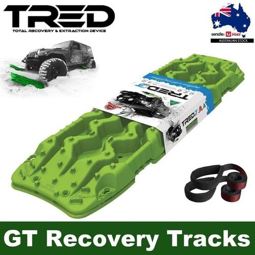 TRED 4x4 GT Recovery Tracks Boards Device with Leashes for 4WD - Fluro ...