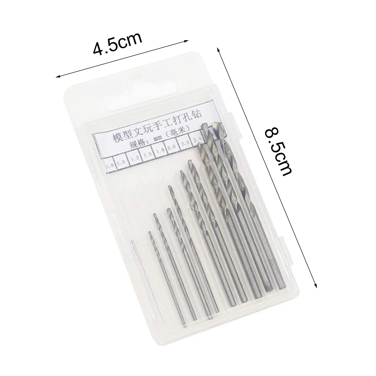 10pcs/set Drill Bit Set Small Fast Chip Removal Twist Drilling Bit ...