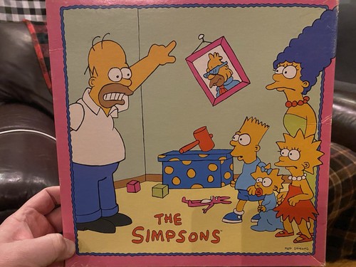 Vintage 1990 The Simpsons Jigsaw Puzzle Complete 250pc Bart Homer Lisa ...