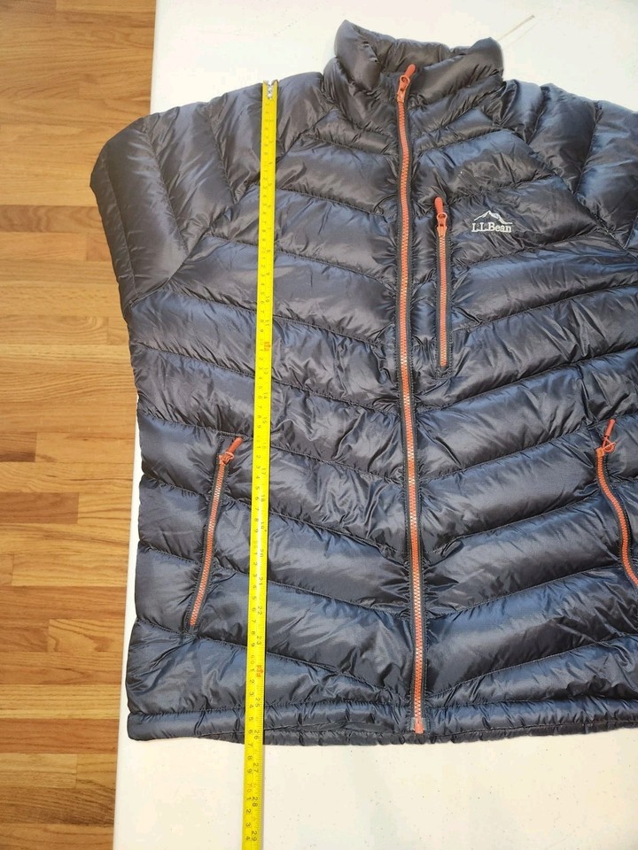 L.L. BEAN Men’s Ultralight 850 Down Goose Down Jacket Downtek SZ LG ...