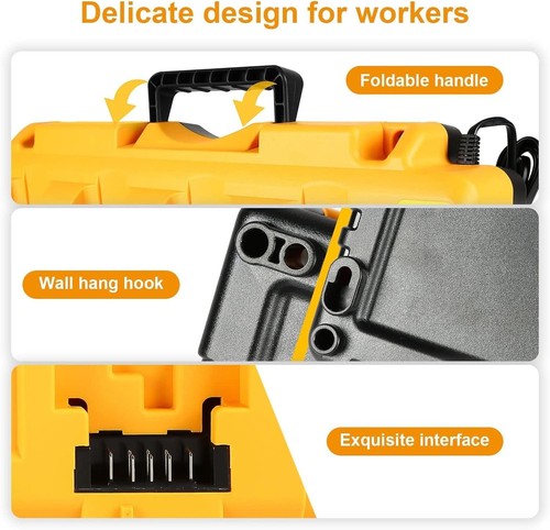 SUNBAT DCB104 Replacement for Dewalt Battery Charger Station 20V ...