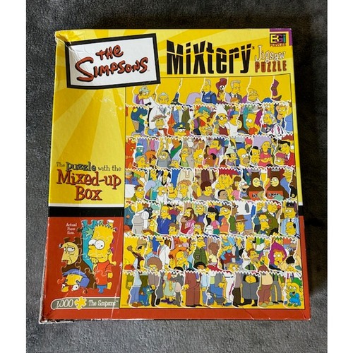 The Simpsons “Mixtery” 1000-Piece Jigsaw Puzzle Mixed-Up Box Edition | eBay
