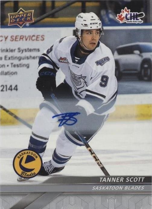 2024-25 Upper Deck Chl - Tanner Scott #53 Autographs (AU, RC) for sale ...