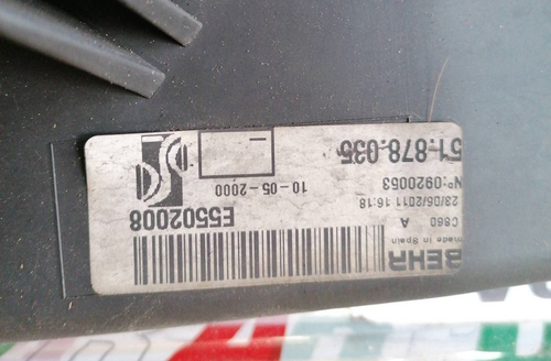 55700447 radiateur de chauffage pour FIAT GRANDE PUNTO (4C) 1.4 2008 ...