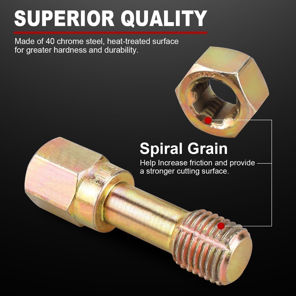 49Pcs Thread Chaser Set Metric SAE Thread Repair Restorer Tool ...