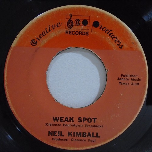 NEAL KIMBLE WEAK SPOT / I'LL TAKE CARE OF YOU US SOUL 7" MISPRINT NEIL ...