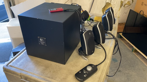 Complete Logitech Z-5300 5.1 THX Computer Surround Sound System - SHOWN ...