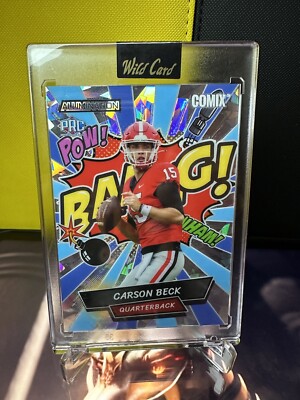 Carson Beck (PRC) 2023 Wild Card (Alumination) Comix (Duo Blue) #/10 | eBay