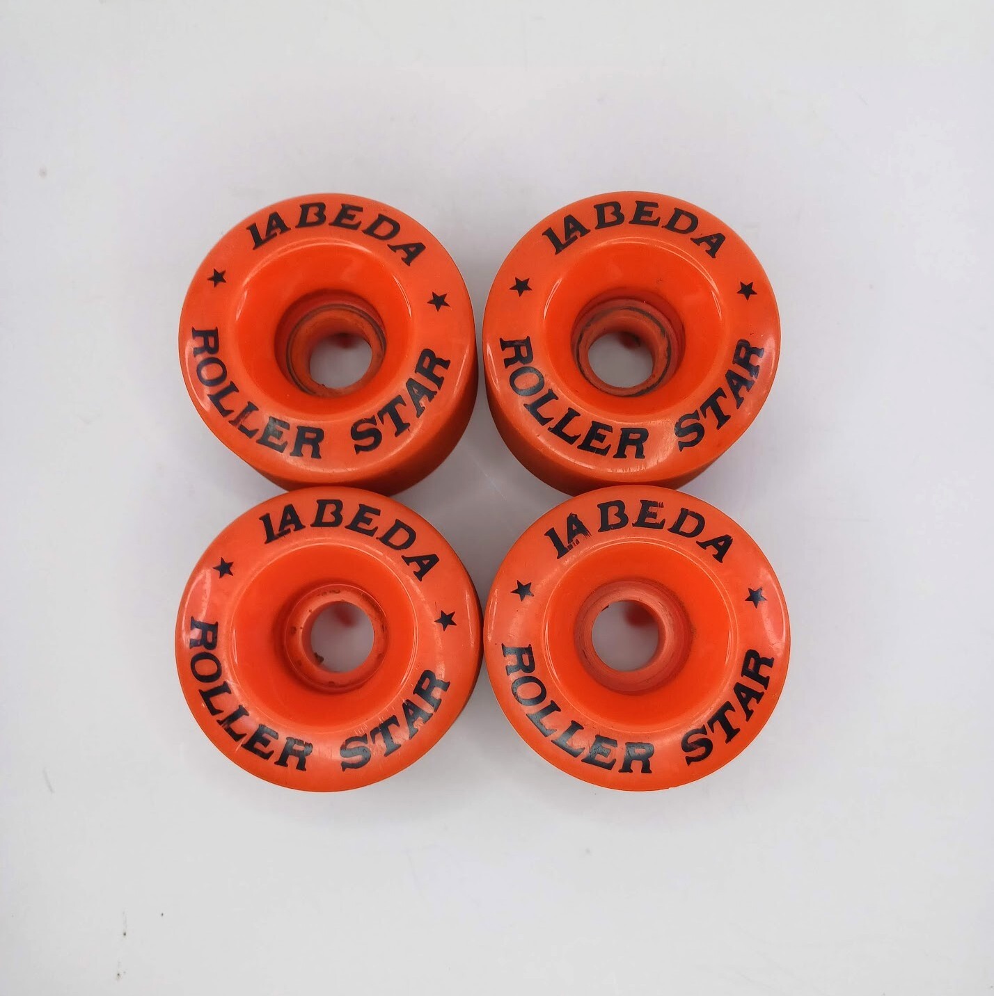 Labeda Roller Star Skate 57mm Wheels Orange Set of 8 Vintage | eBay