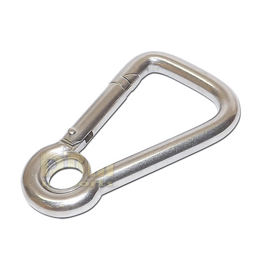 5 PC Marine Carabiner Clip Spring Snap Link Hook Eyelet 3/8" Stainless Steel | eBay