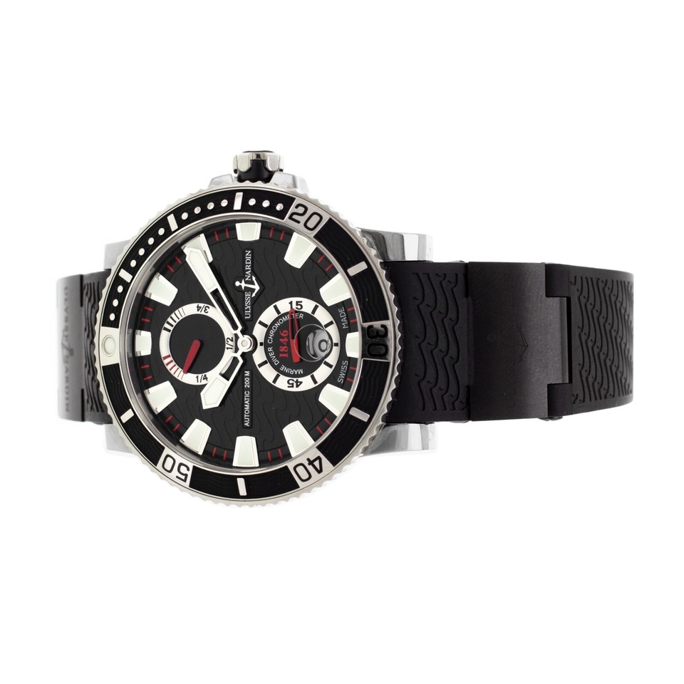 Ulysse Nardin Maxi Marine Diver Titanium Black Dial 45mm 263-90-3C/72 ...