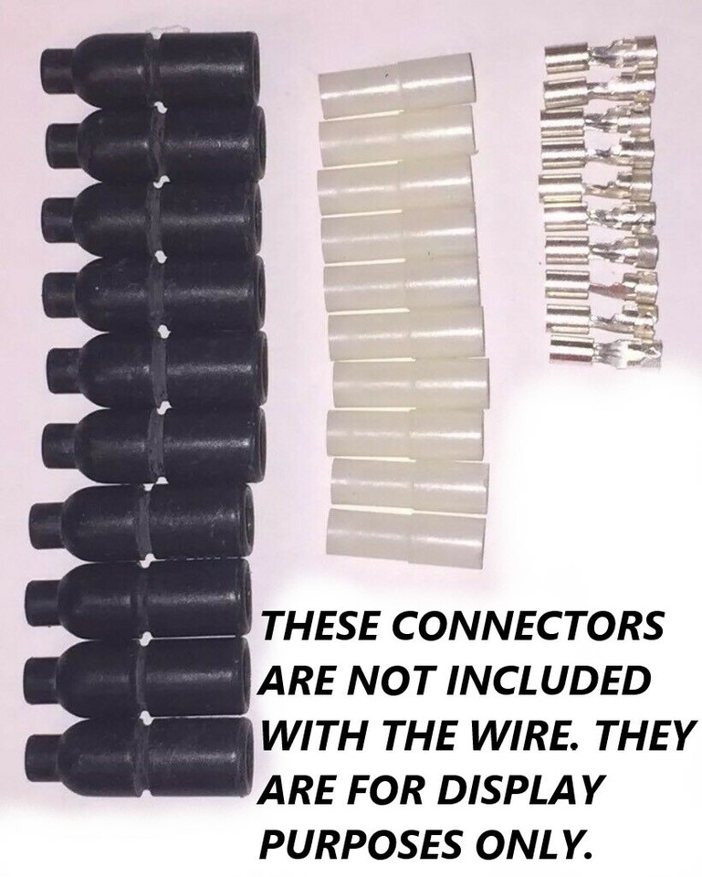 25' Prestolite Military Wire 14 Awg - 14 Gauge Wiring Harness fits ...