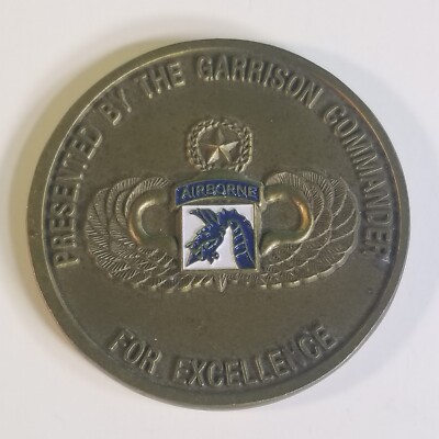 18th XVIII AIRBORNE CORPS - GARRISON COMMANDER FORT BRAGG - CHALLENGE ...