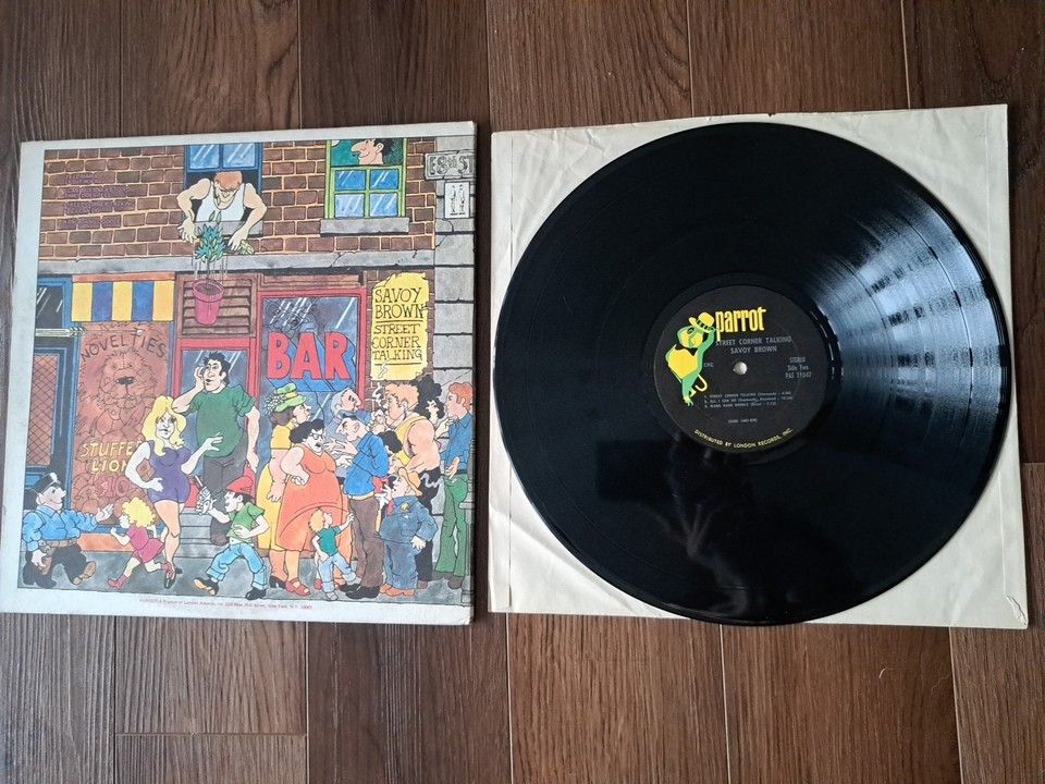 SAVOY BROWN Street Corner Talking Vinyl LP 1971 Parrot Records PAS ...