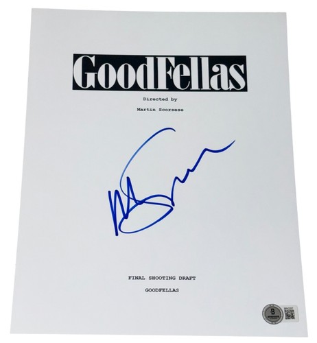 Martin Scorsese Signed Autograph Goodfellas Movie Script Screenplay ...