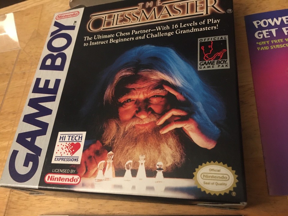 The Chess master Gameboy Complete With Manual And Box | eBay