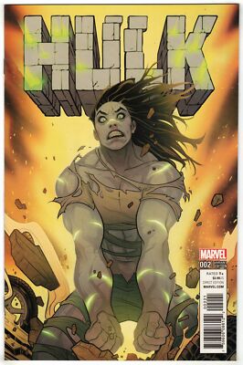 Hulk #2 1:25 Elizabeth Torque Variant Marvel 2017 Grey She-Hulk VF/NM ...