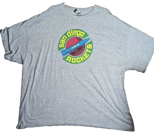 NBA San Diego Rockets Basketball Club T-shirt Size 4XL | eBay
