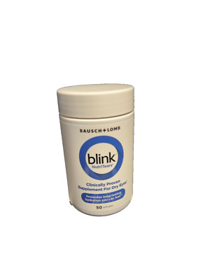 Blink NutriTears Clinically Proven Supplement for Dry Eyes, 50 Softgels ...
